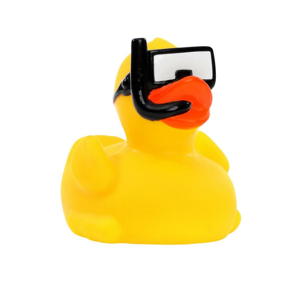 Diver with Snorkel Rubber Duck - The Calendar and Gift Company