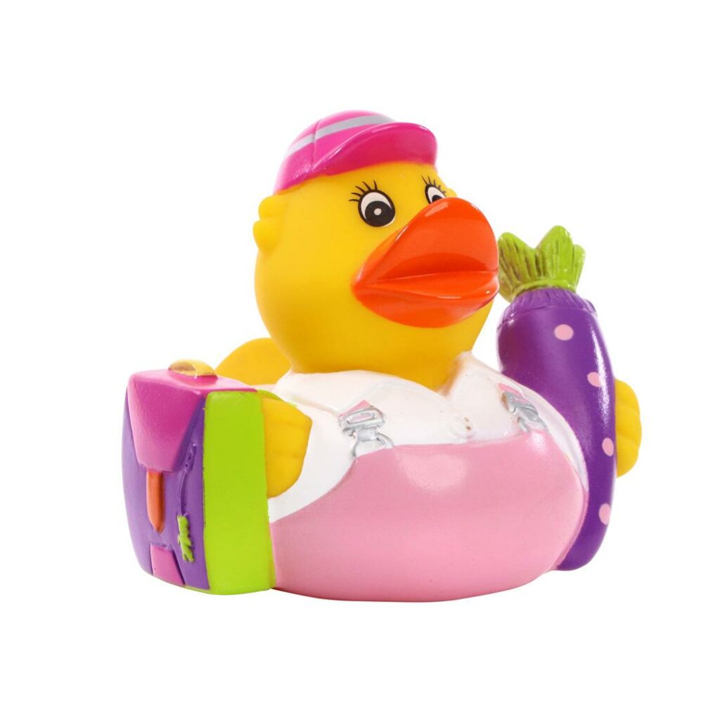 School Beginner Girl Rubber Duck - The Calendar and Gift Company