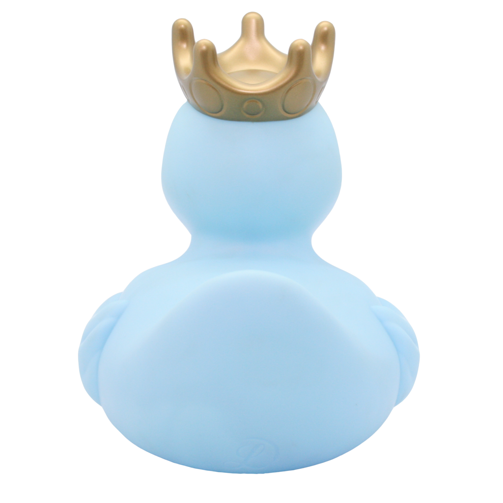 XXL Blue with Crown Rubber Duck - The Calendar and Gift Company
